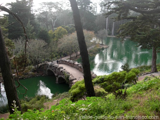 Visit Stow Lake in Golden Gate Park.